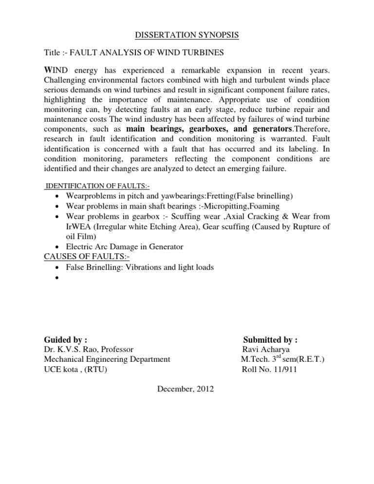 Seminar Synopsis | PDF