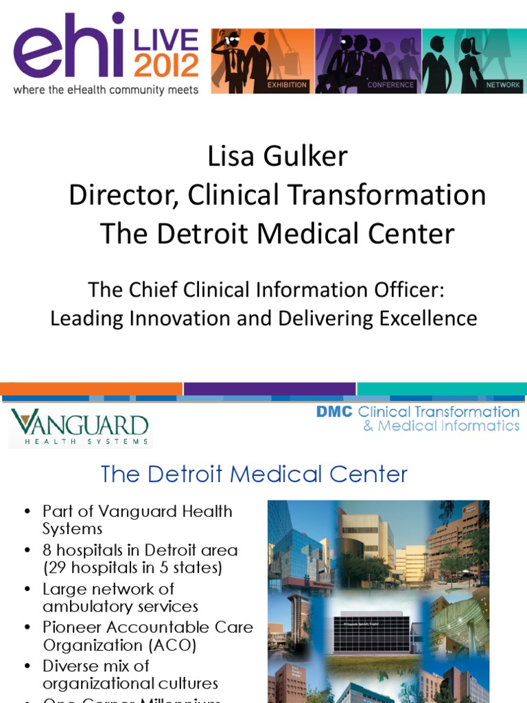 Lisa Gulker - 'The Chief Clinical Information Officer:Leading ...