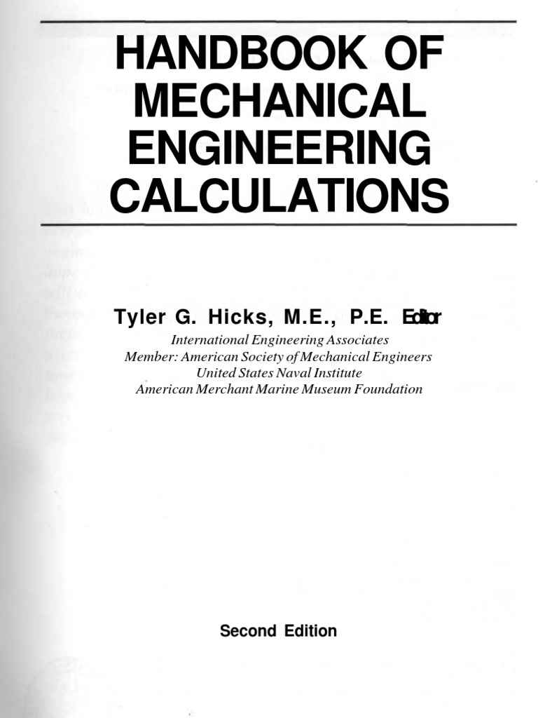 A Comprehensive Guide to Mechanical Engineering Calculations Across ...