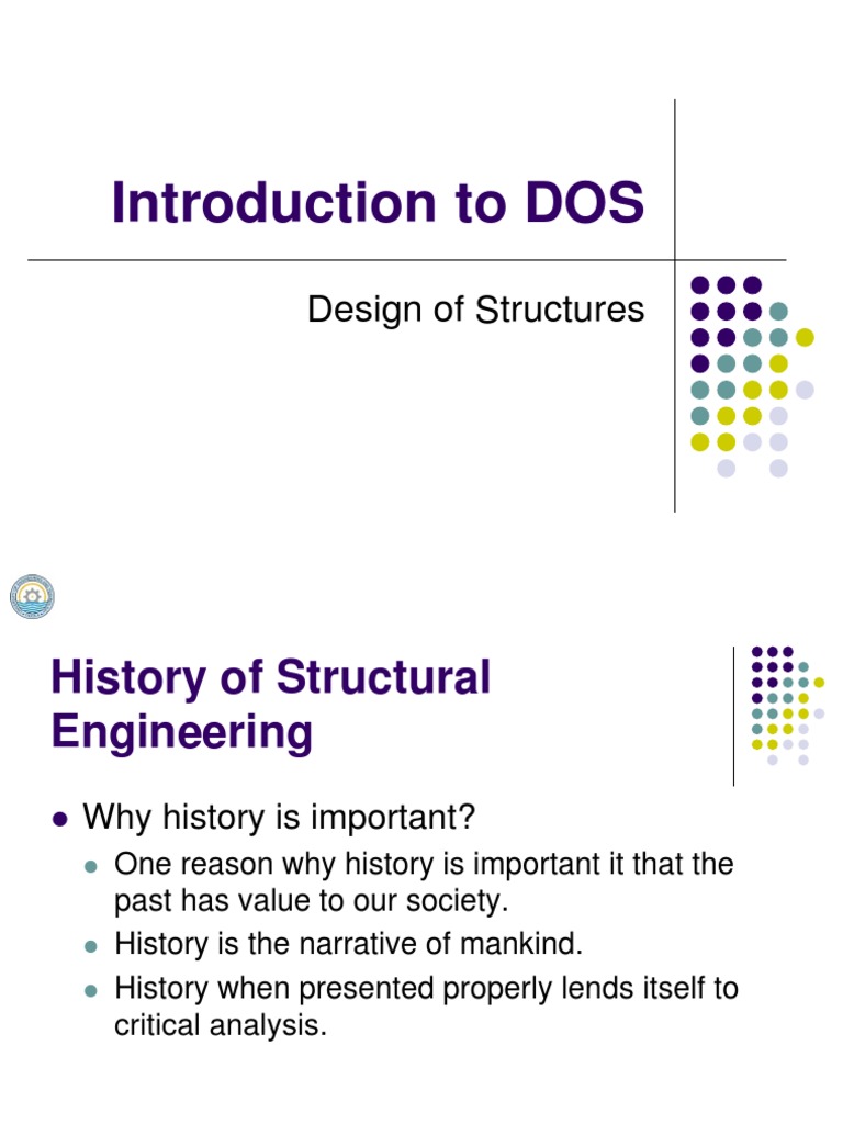 Introduction To DOS: Design of Structures | PDF | Truss | Beam (Structure)