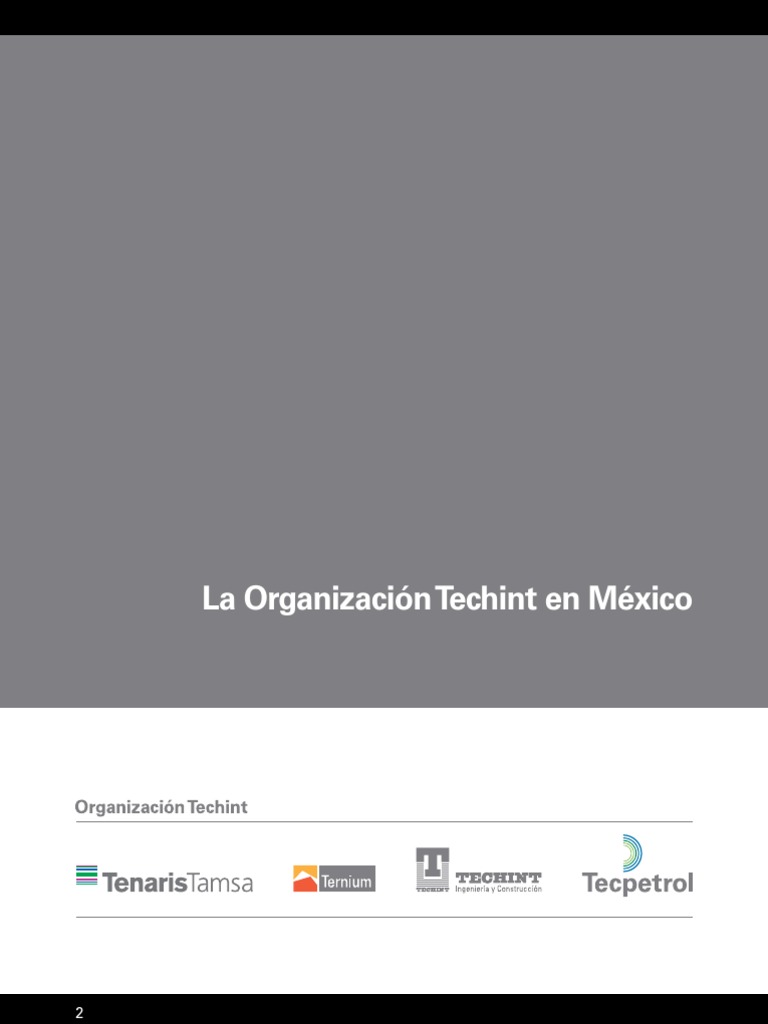 Organización Techint en México | PDF | Petróleo | México