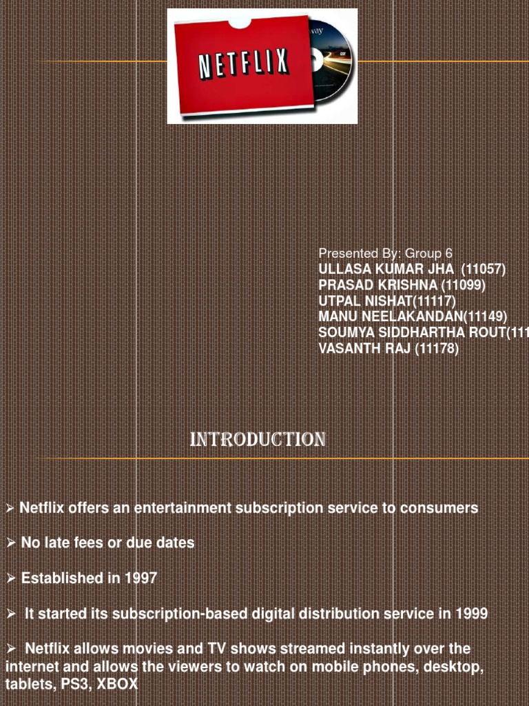 Netflix Subscription Model Overview | PDF | Netflix | Video On Demand