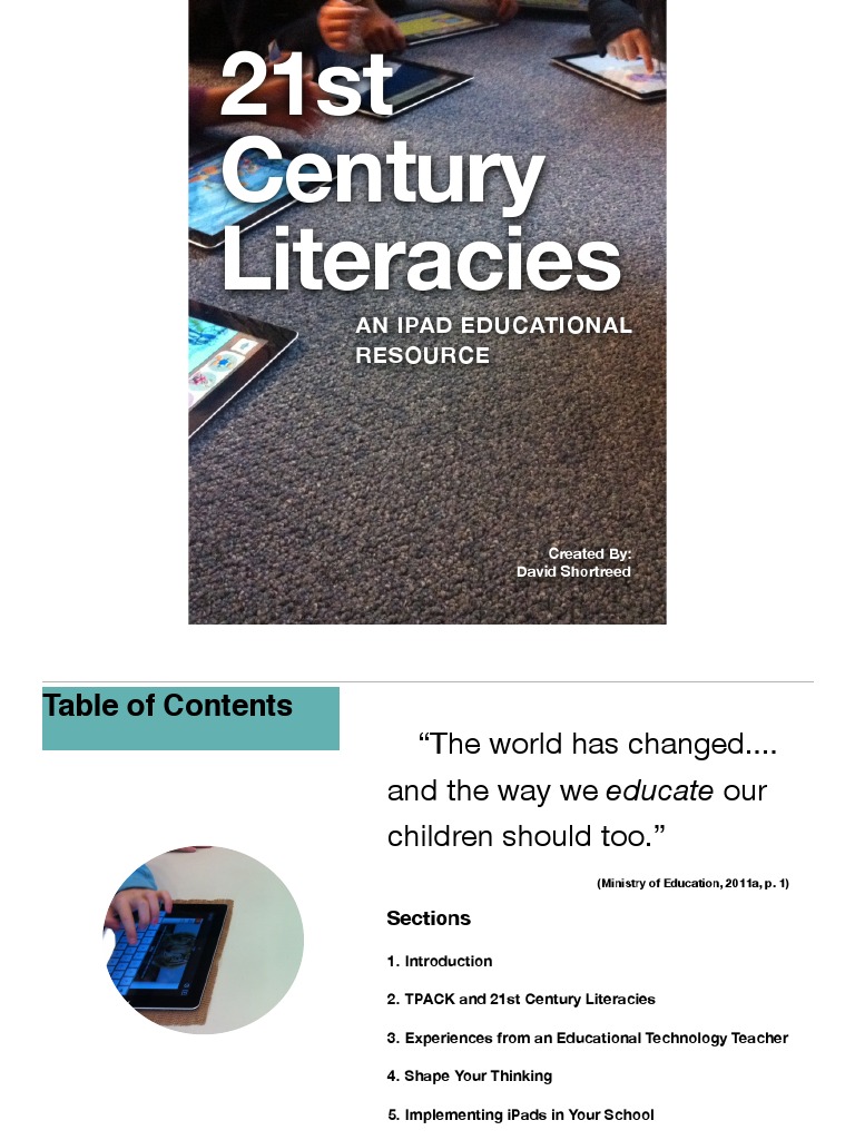21st Century Literacies: An Ipad Educational Resource | PDF ...