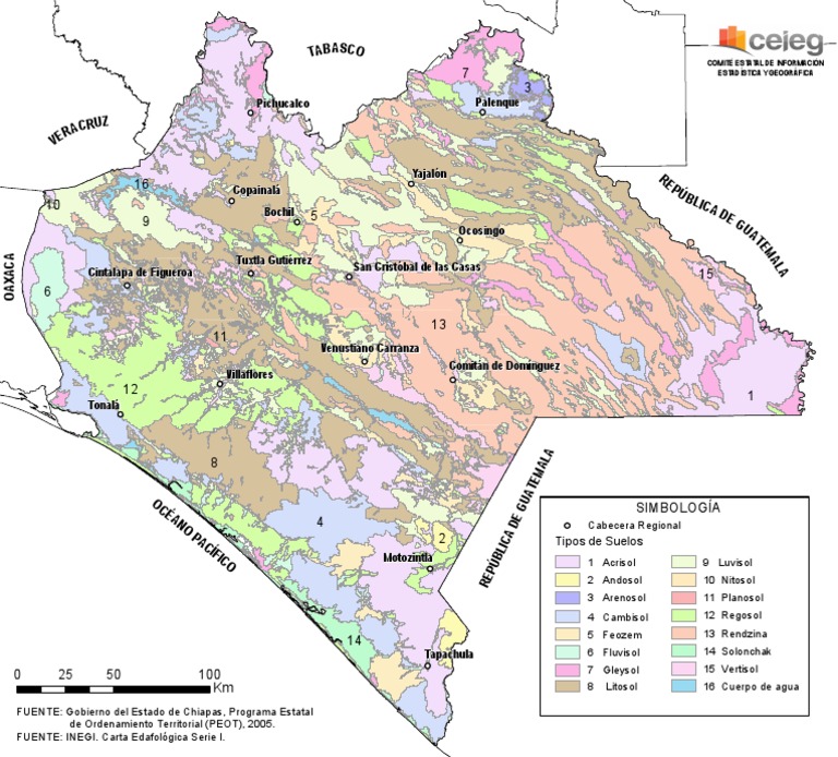 Chiapas: Edafología