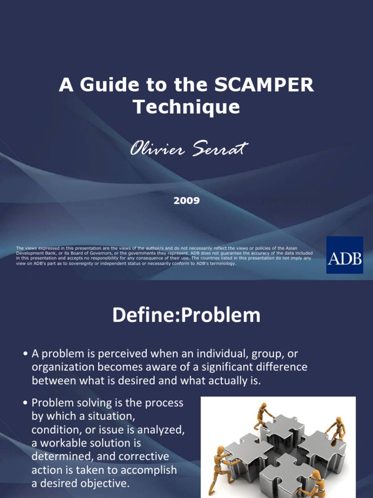 A Guide to the SCAMPER Technique | Brainstorming | Psychological Concepts