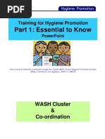 UNICEF Manual On Hygiene Promotion | PDF | Hygiene | Diarrhea