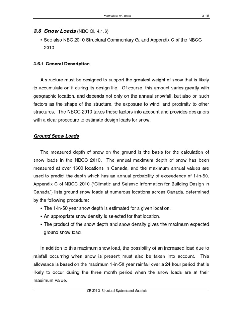 Snow Load Example | PDF | Snow | Roof