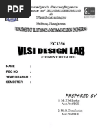 EC8661 VLSI Design Lab Manual Regulation 2017 Anna University, Chennai | PDF | Amplifier | Field ...