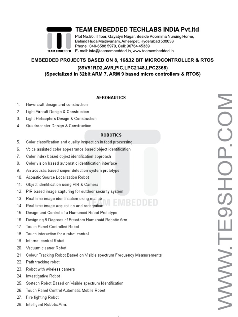 ECE Projects PDF | Download Free PDF | Wireless Sensor Network | Embedded System