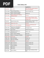 Malaysia Public Holidays & Replacements 2025 | PDF | Holidays | Malaysia