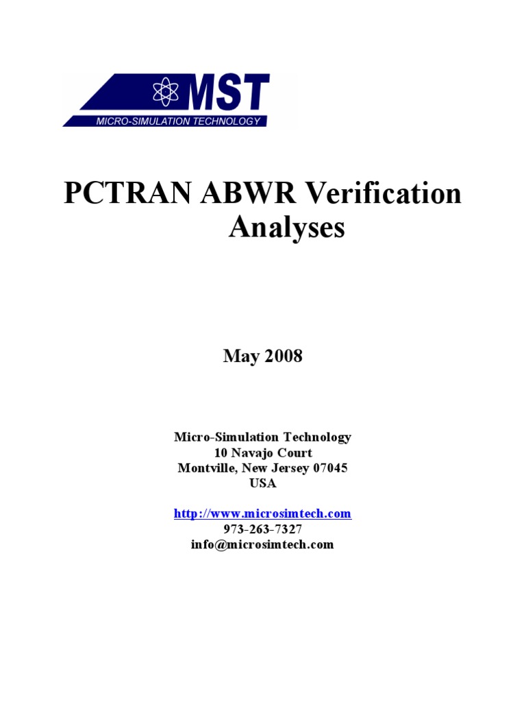 Pctran Abwr | PDF | Energy And Resource | Computing And Information Technology