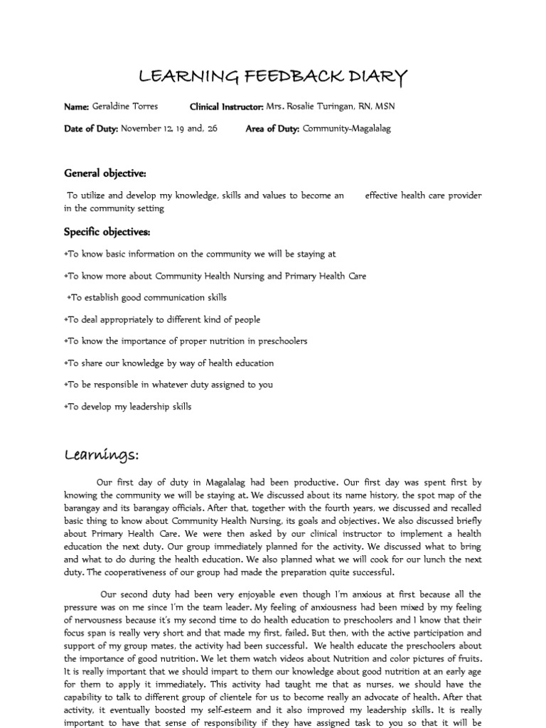 lfd | Health Education | Nursing