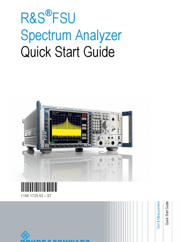 Spectrum Analyzer | PDF | Battery (Electricity) | Electrical Connector