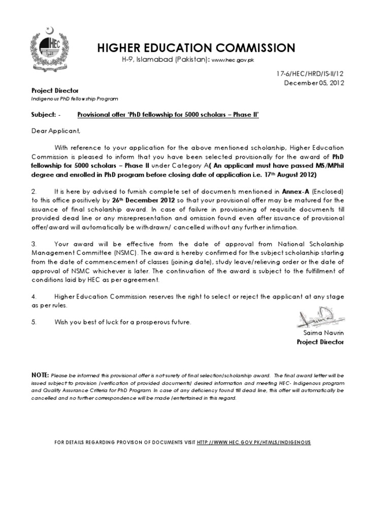 Provisional Offer A | PDF | Finance & Money Management