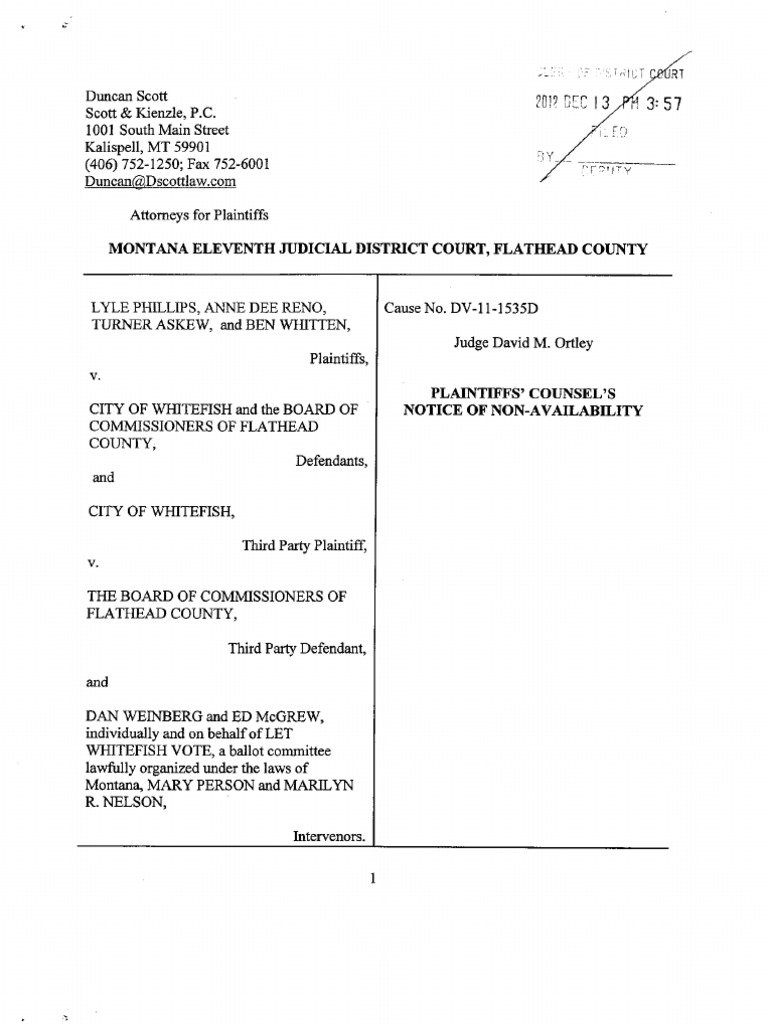 Notice of Non-Availability (Due To The End of The World)