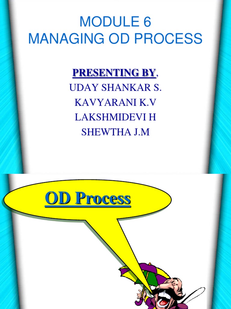 OD PROCESS | Organization Development | Team Building