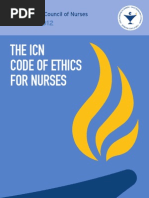 The ICN Code of Ethics For Nurses | PDF | Self-Improvement