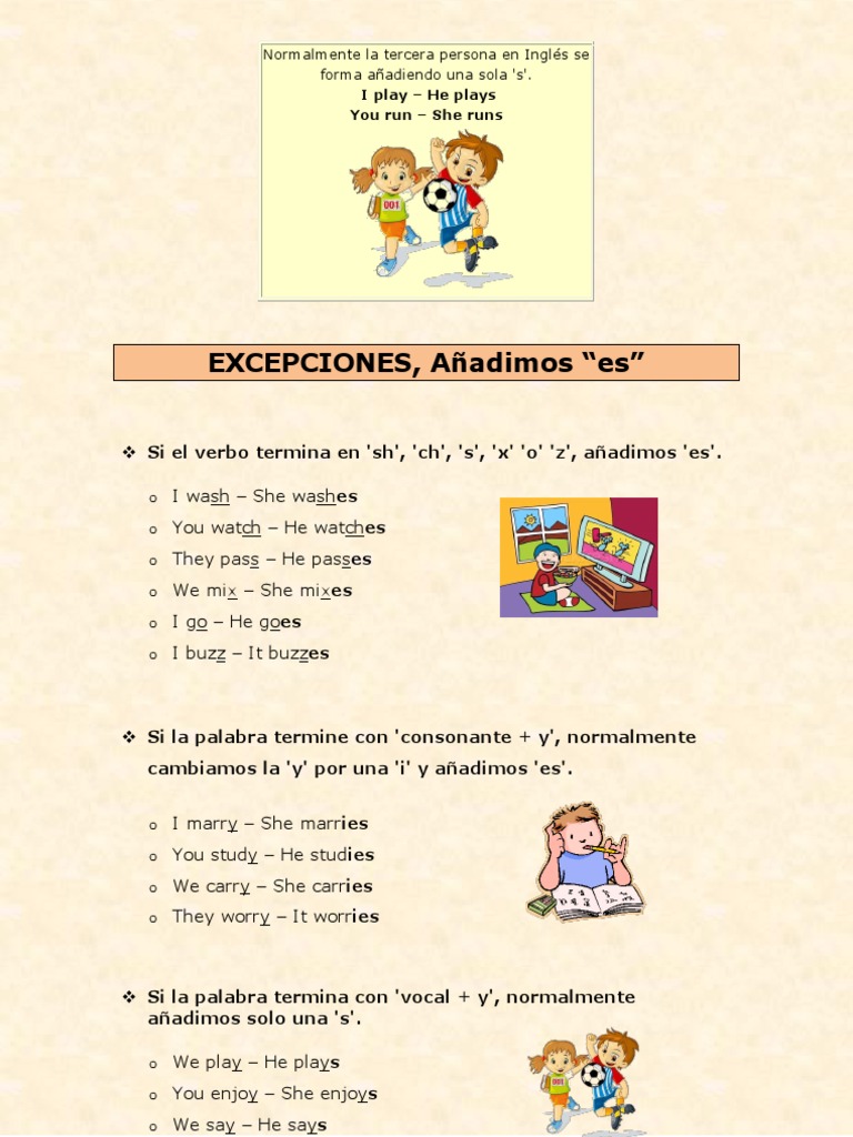 Irregular Third Person Singular | PDF