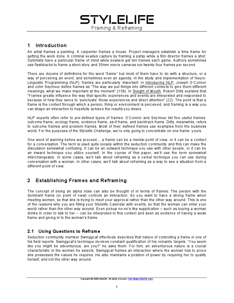 On Framing Pdf Framing Social Sciences Cognitive Science