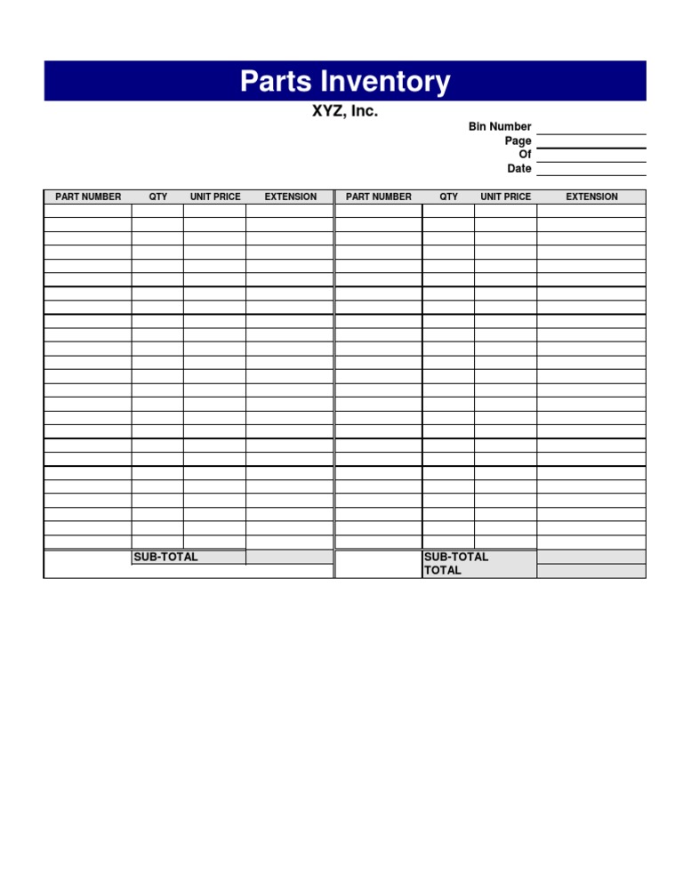 Party Inventory | PDF | Home & Garden