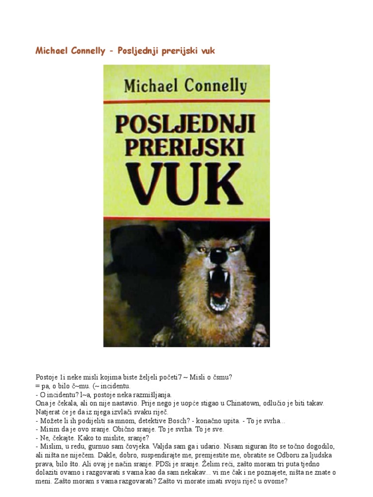 Poslednji Prerijski Vuk | PDF