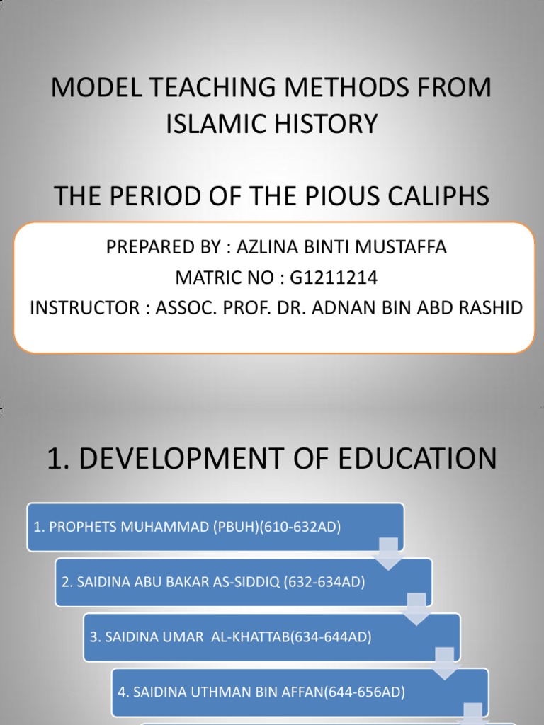 The Pious Caliphs | PDF | Muhammad | Prophets And Messengers In Islam