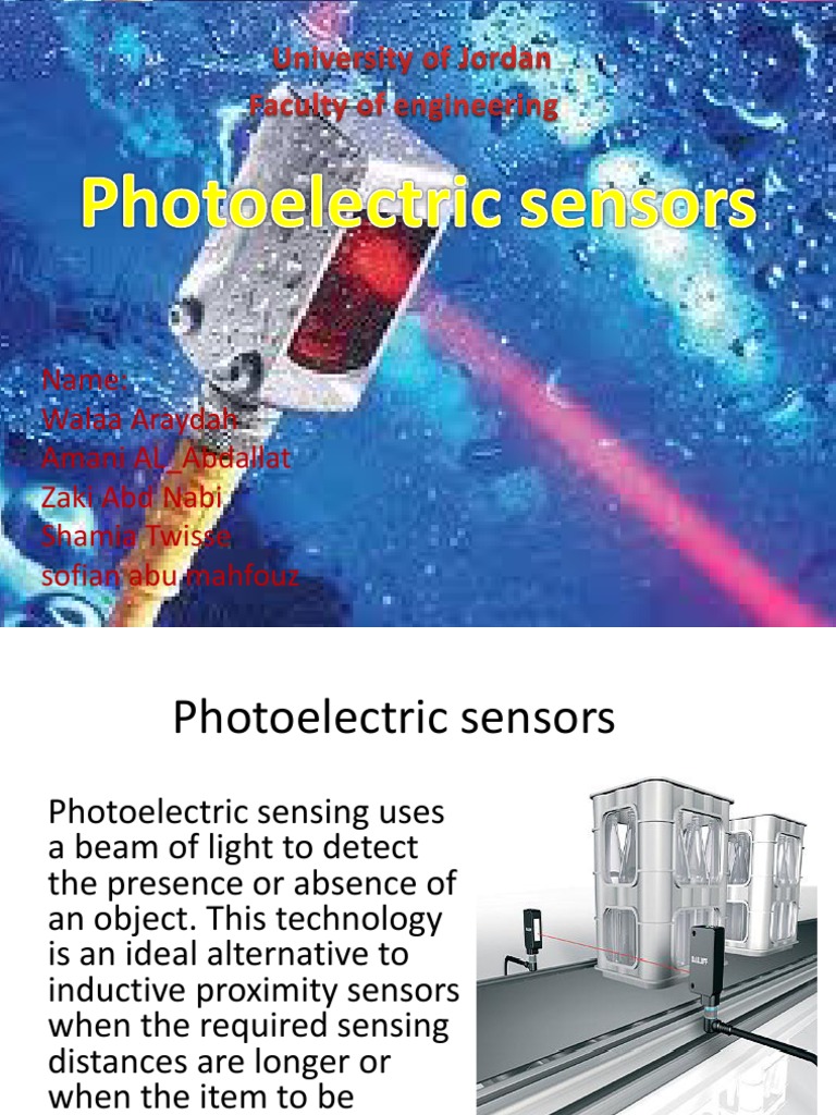 Photoelectric Sensors: Function & Applications | PDF | Sensor ...