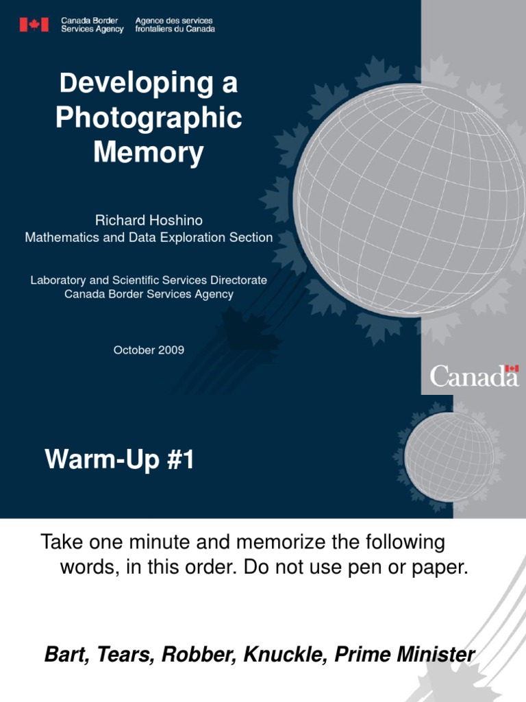 Memory Photographic | PDF | Memory | Cognitive Science