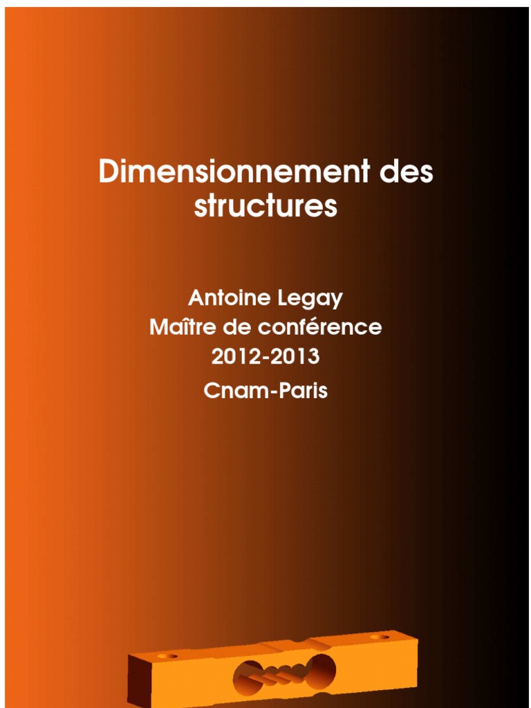 Cours Dimensionnement Structures | PDF | Treillis (assemblage ...