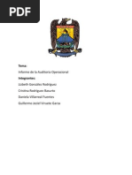 Informe de Auditoria Grupo Bimbo | PDF | Auditoría | Calidad (comercial)