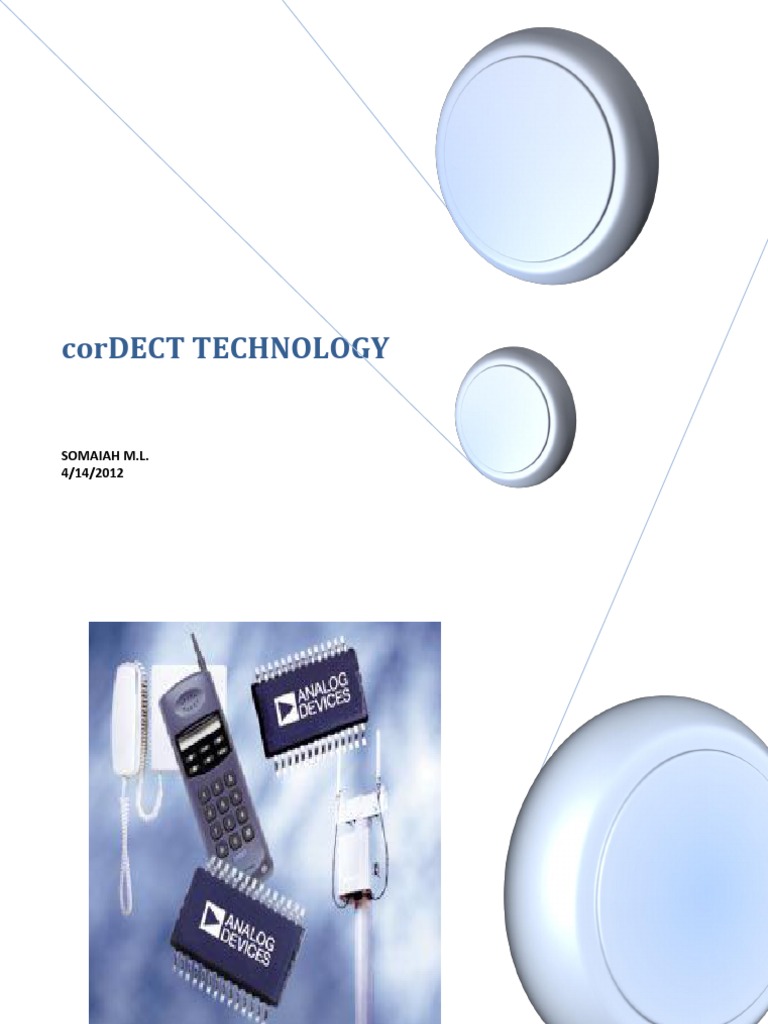 corDECT Technology | PDF | Public Switched Telephone Network | Internet Access