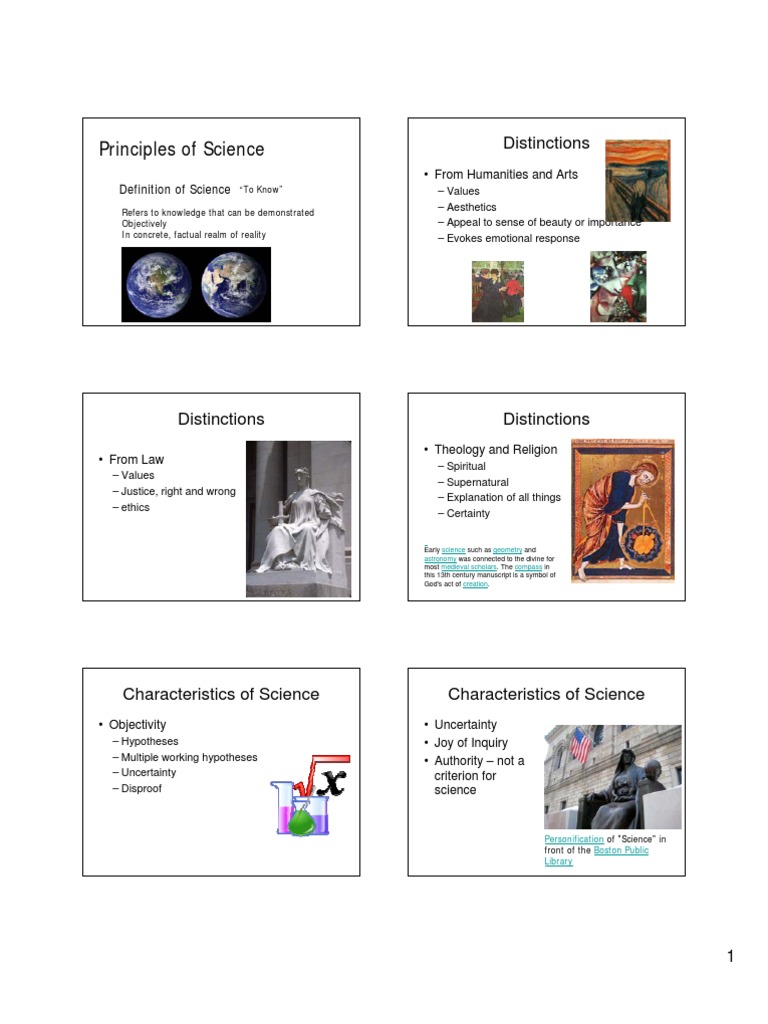 Principles of Science | PDF | Philosophy Of Science | Scientific Method
