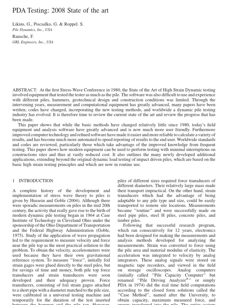 PDA Testing-2008 State of The Art | PDF | Software Testing | Accelerometer