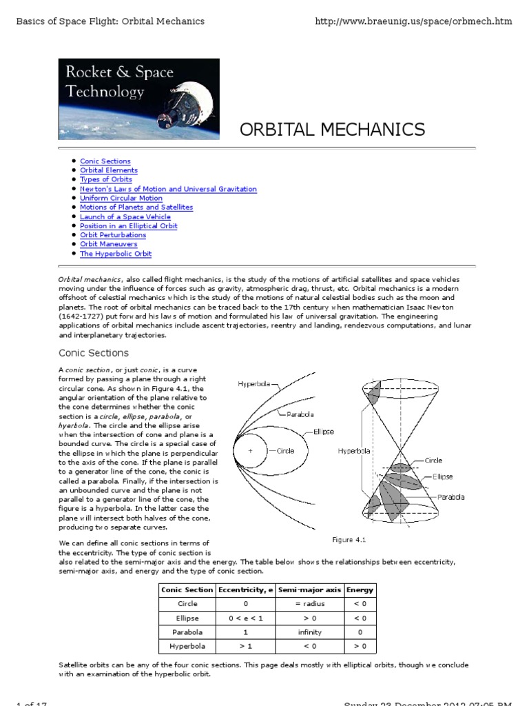 Basics of Space Flight: Orbital Mechanics | PDF | Orbit | Orbital Maneuver