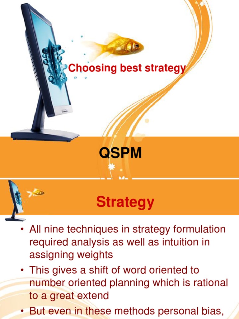 QSPM Matrix (DELL) | PDF | Retail | Strategic Management