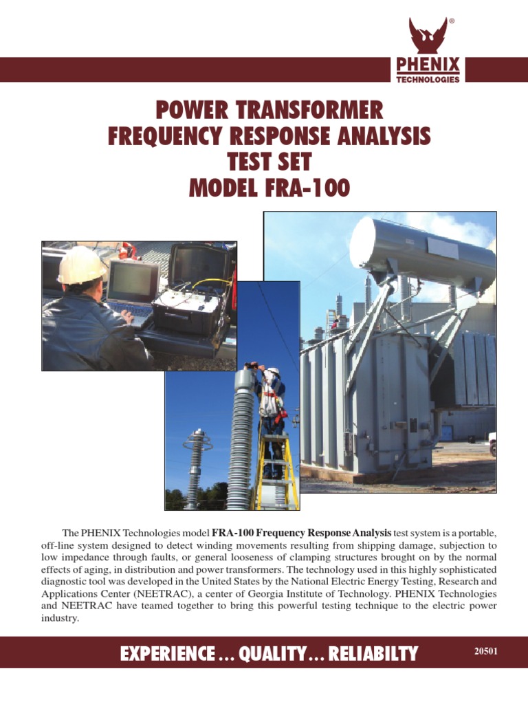 Power Transformer Frequency Response Analysis Test Set Model Fra-100 ...