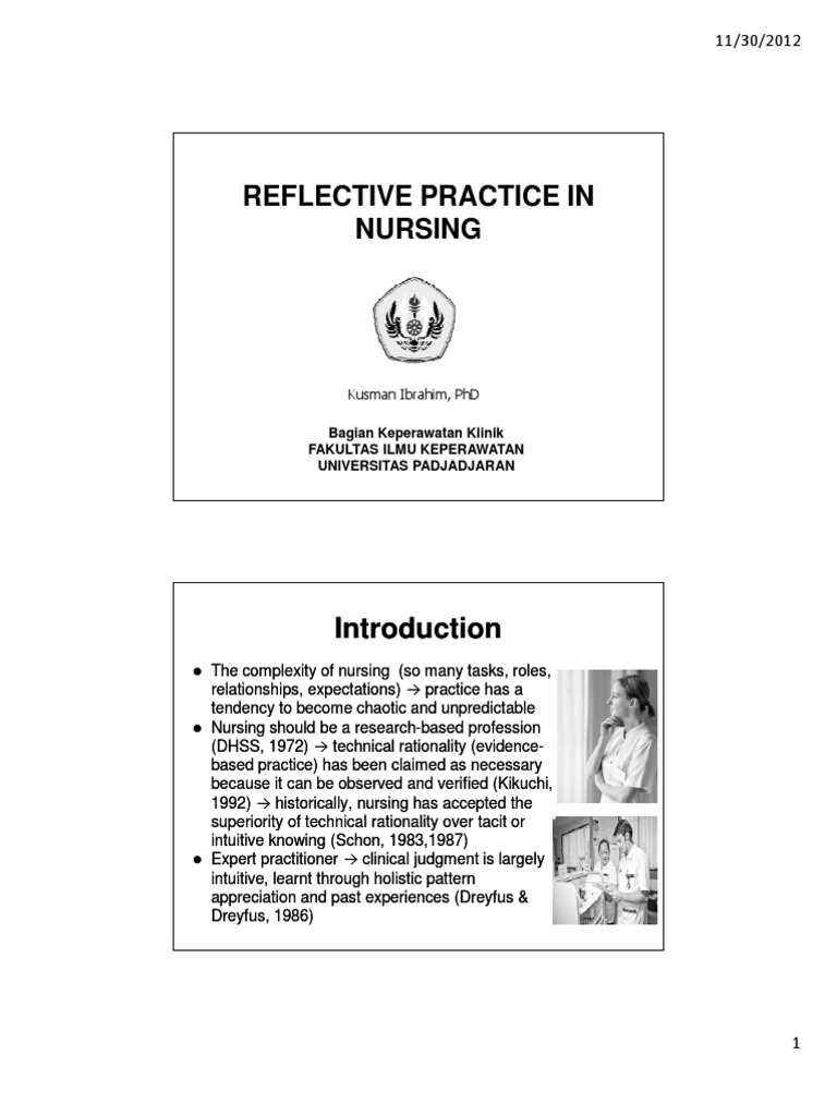 Reflective Practice in Nursing | PDF | Reflective Practice | Awareness