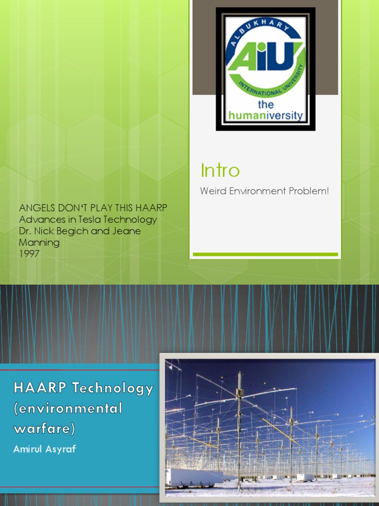 HAARP Technology | PDF