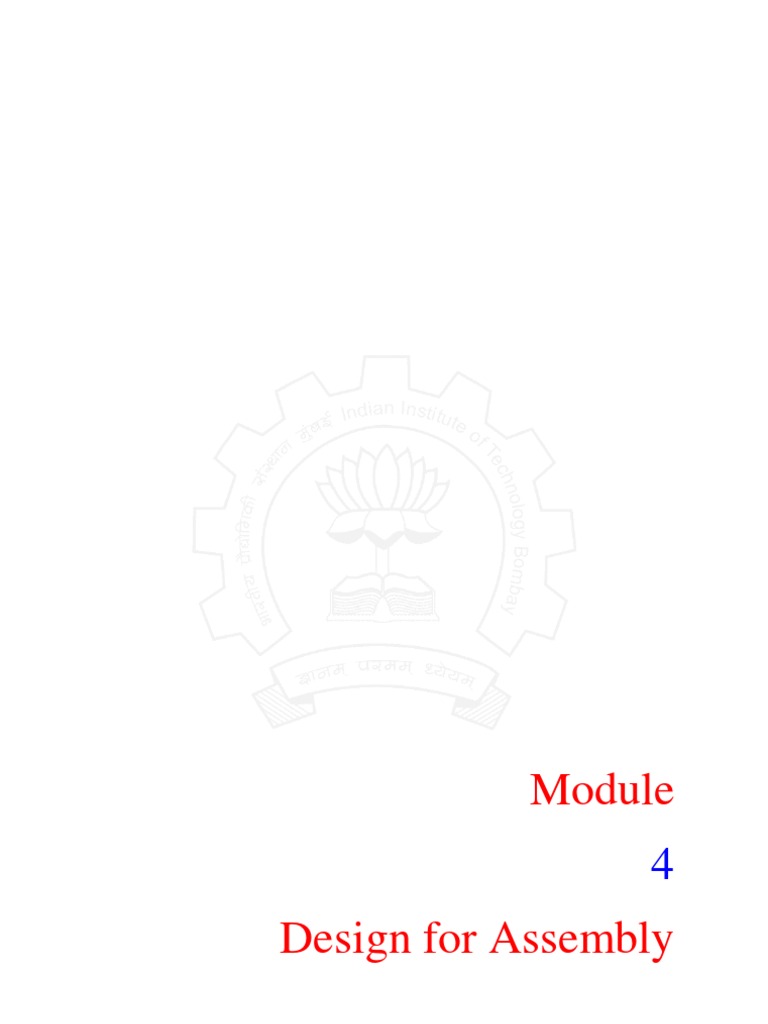 Design For Assembly | PDF