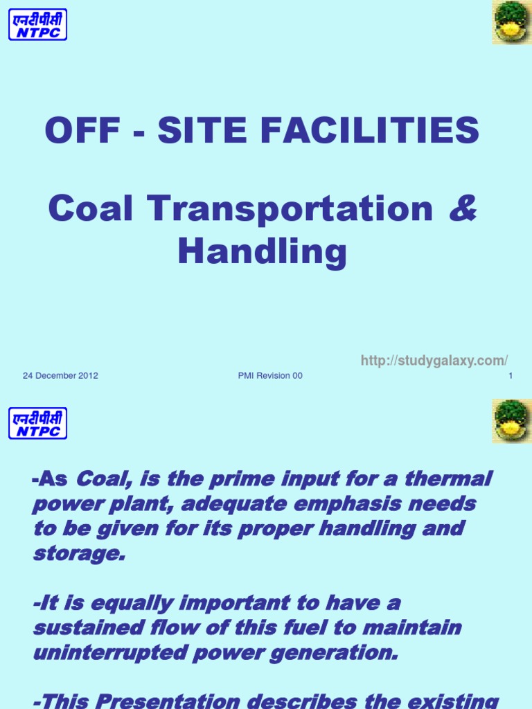 Coal Transportation and Handling Systems | PDF | Belt (Mechanical ...
