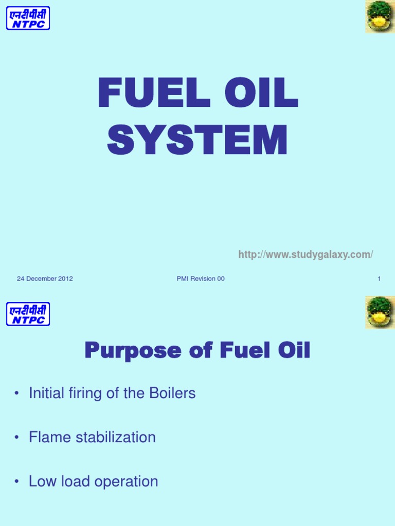 Fuel Oil System Overview | PDF