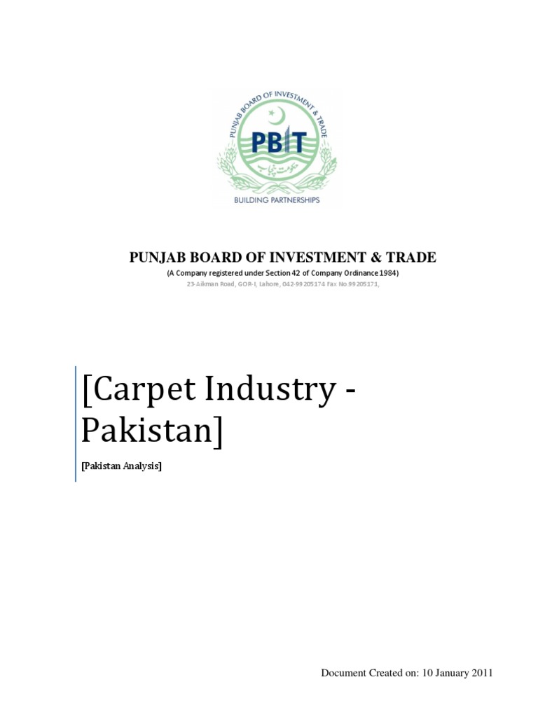 Pakistan's Carpet Industry Insights | PDF | Carpet | Pakistan