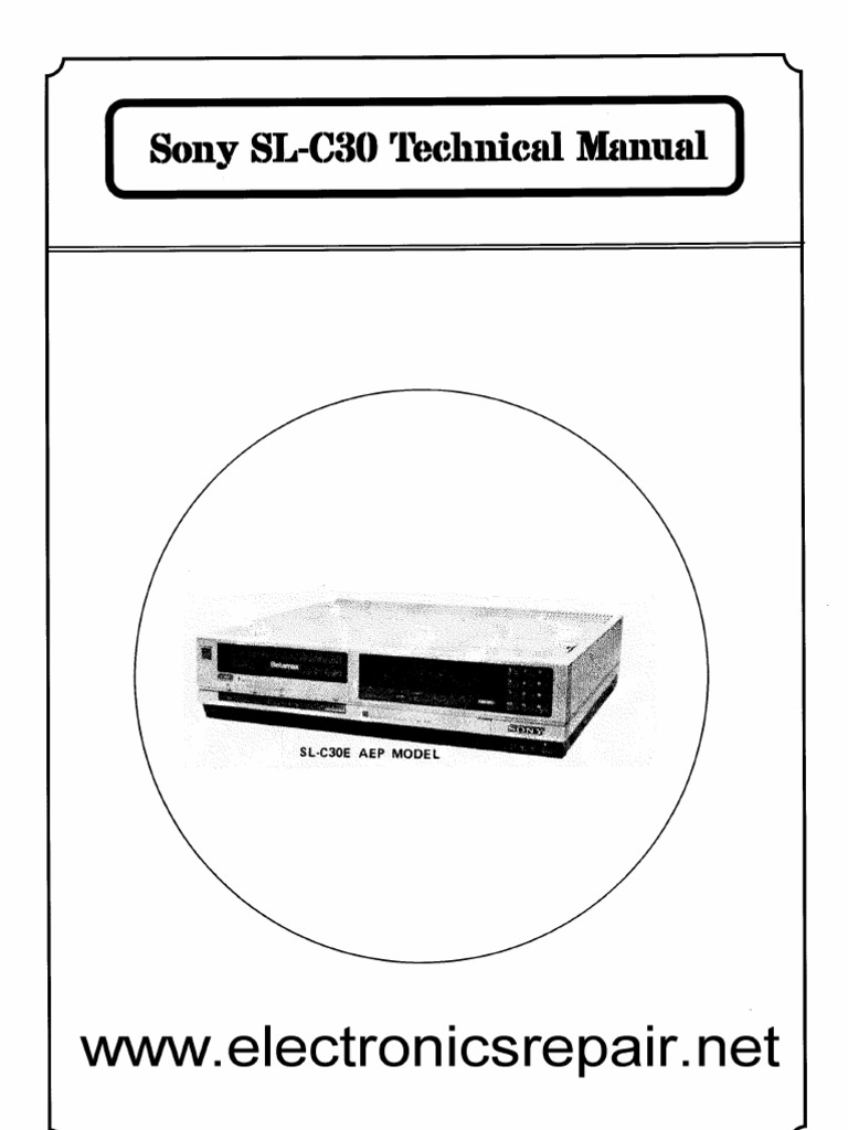 Sony SL-C30 | PDF