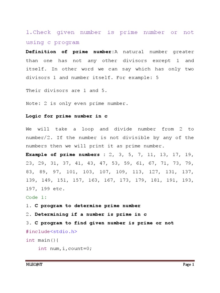 ALL C Programs | PDF | C (Programming Language) | Integer (Computer ...
