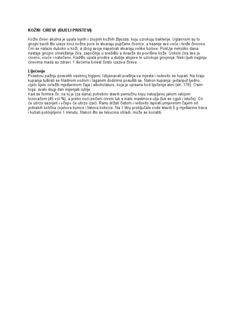 Kozni Cirevi | PDF