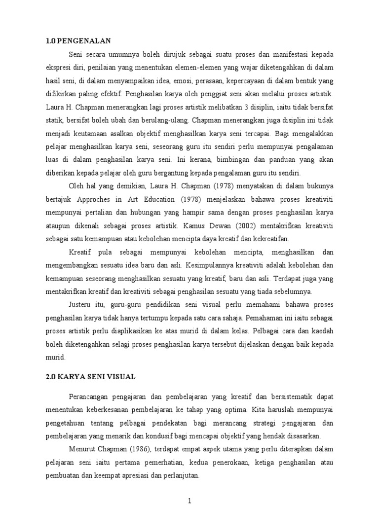 Karya Seni Visual | PDF