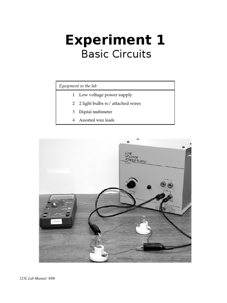 Basic Circuits | PDF | Series And Parallel Circuits | Voltage
