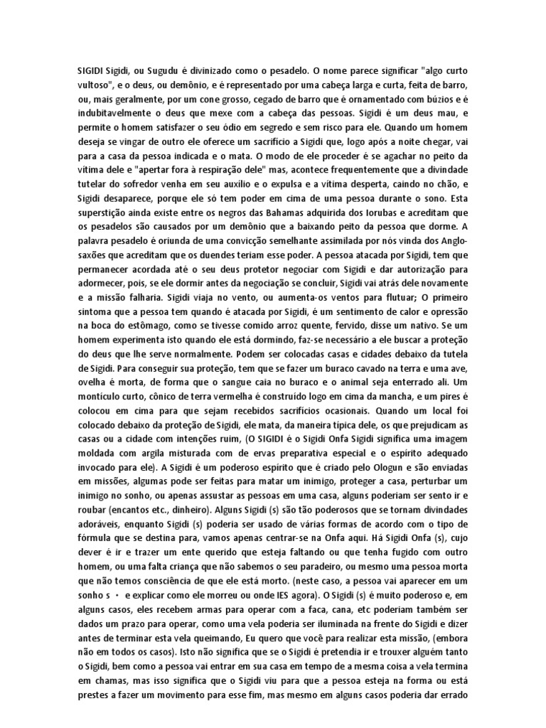 Sigidi, Sugudu | PDF