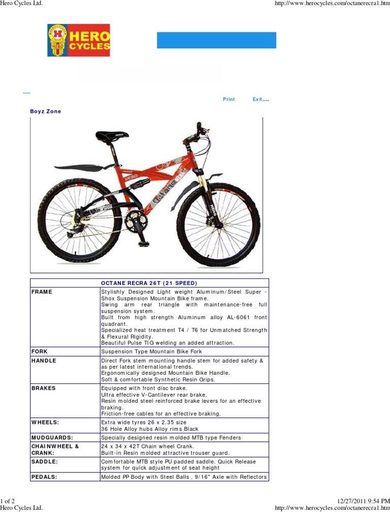 Hero Cycles LTD | PDF | Computers | Technology & Engineering