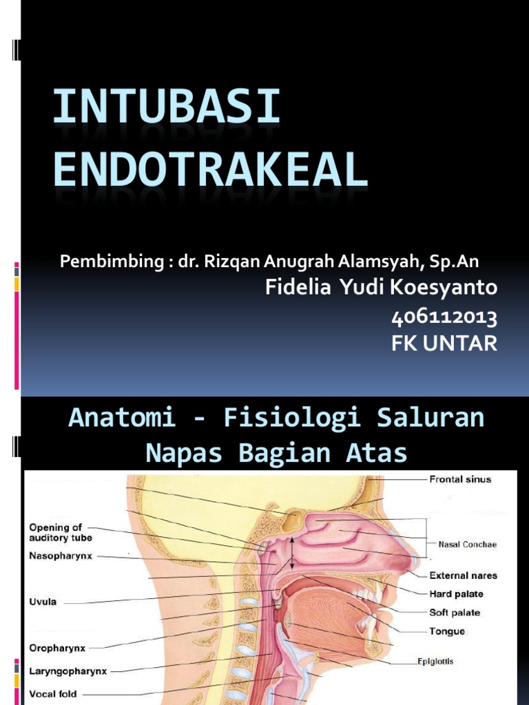 Intubasi Endotrakeal | PDF
